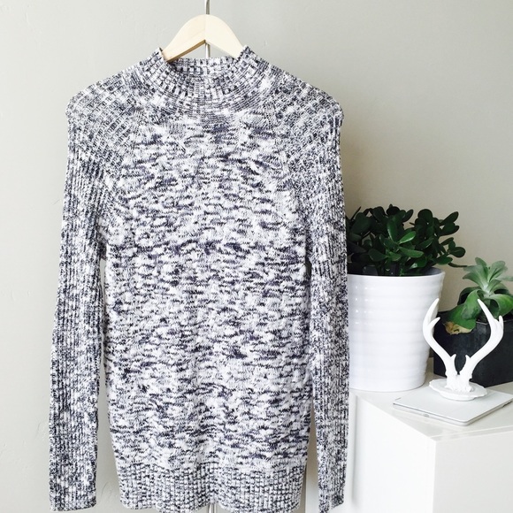 croft & barrow | Sweaters | Croft Barrow Gray Blue White Knit Sweater ...